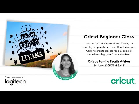 Cricut Beginner Class - Window Cling Decals