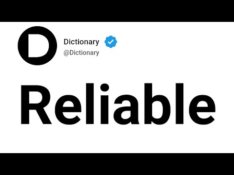 Reliable Meaning In English
