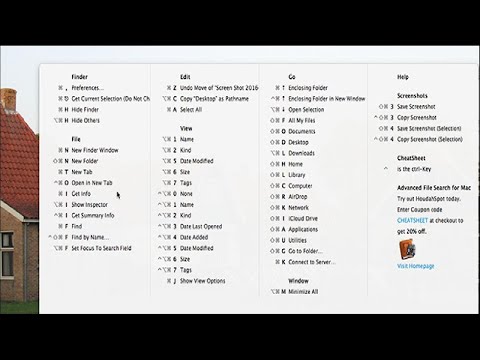 Quickly See All The Keyboard Shortcuts For Any Mac App with CheatSheet