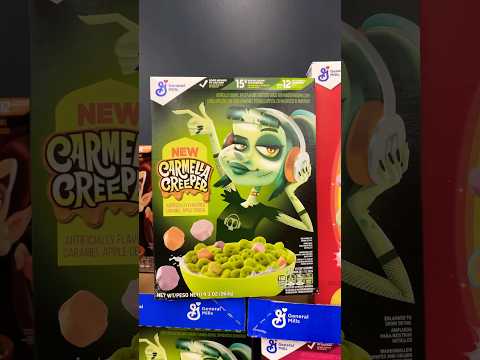 HALLOWEEN CARMELLA Creeper Monster Cereal 16 OZ Family Size Empty Box #Shorts.