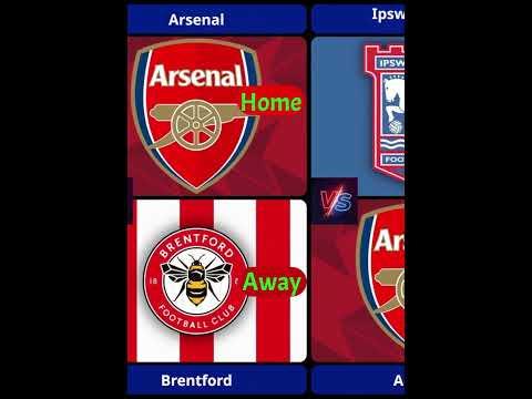 ARSENAL FIXTURES PREMIER LEAGUE 2024/25 --7 NEXT GAME