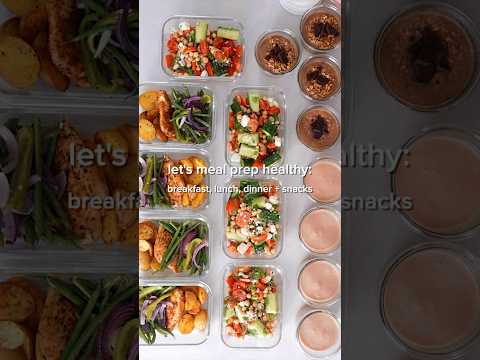 Healthy meal prep ideas for weight-loss (93g protein) #mealprep #healthyrecipes #glutenfree