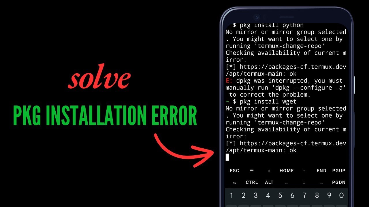 How to Fix Termux Package Installation Errors | Quick and Easy Solution