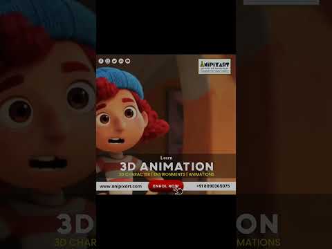 Mastering 3D Animation: Join the Best Animation Institute #3danimation #anipixartanimation #3d