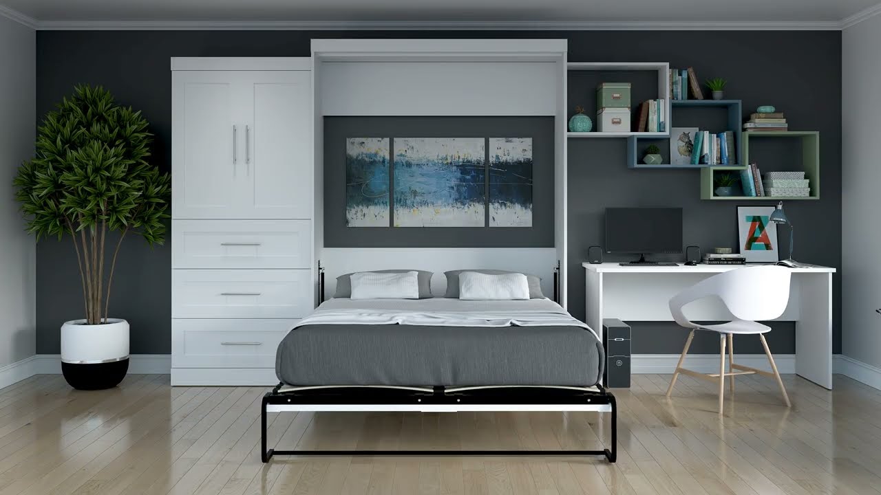 Save Space with a Murphy Bed from Bestar