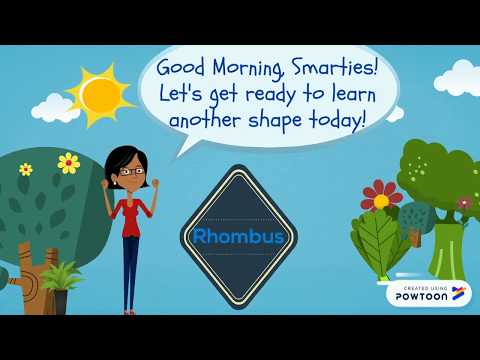 2D Shapes - Rhombus