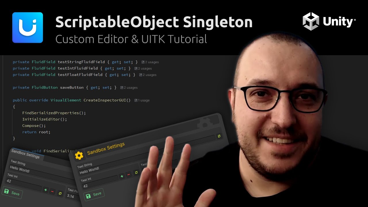 Unity ScriptableObject Singleton & Custom Editor Window with UIElements | Global Variables Tutorial