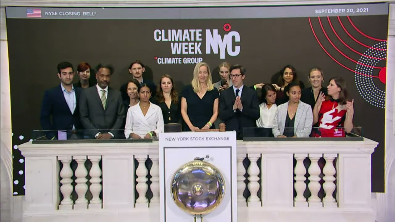 The Climate Group Rings The Closing Bell®