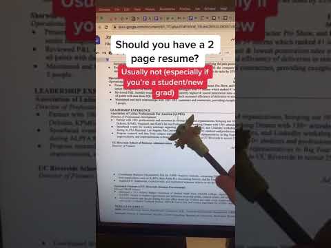 This Is The WORST Resume Advice | Wonsulting #SHORTS