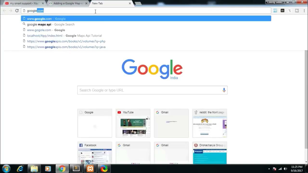 Google Maps Javascript API Tutorial 1 - Displaying Simple Map with a Marker