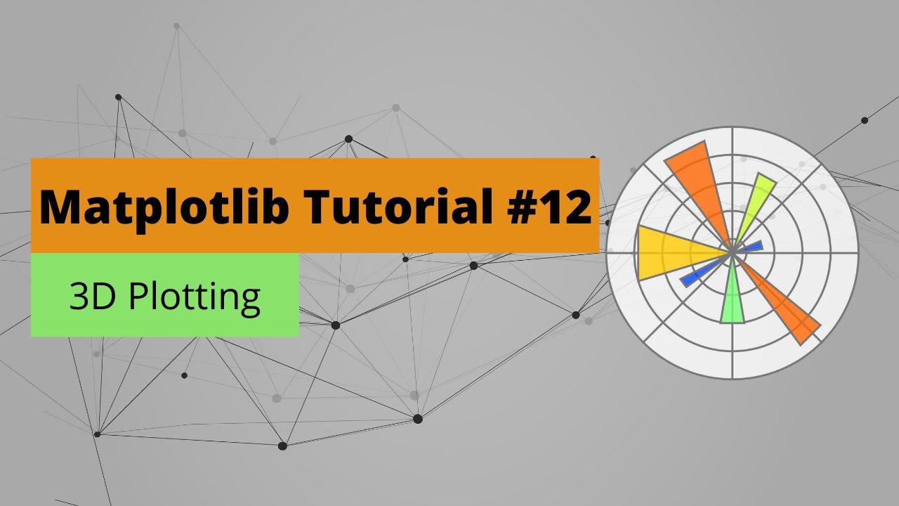 Matplotlib Tutorial #12: 3D Plotting