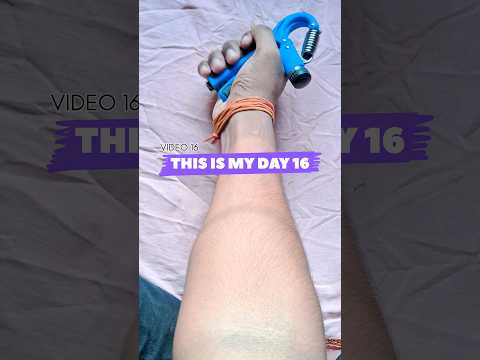 Day 16/30 Veins Transformation With Hand Gripper 😈#youtubeshorts #shorts #handgrip #forearms |