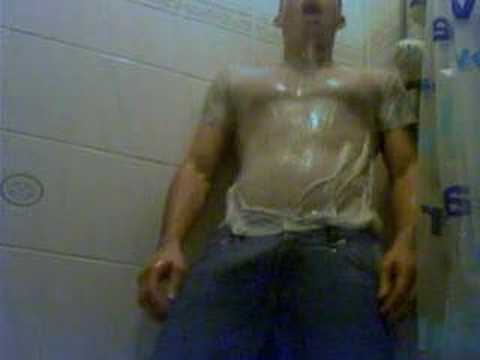 Drunk in shower