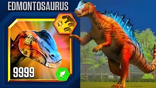 UPGRADE EDMONTOSAURUS LEVEL 9999 | JURASSIC WORLD THE GAME