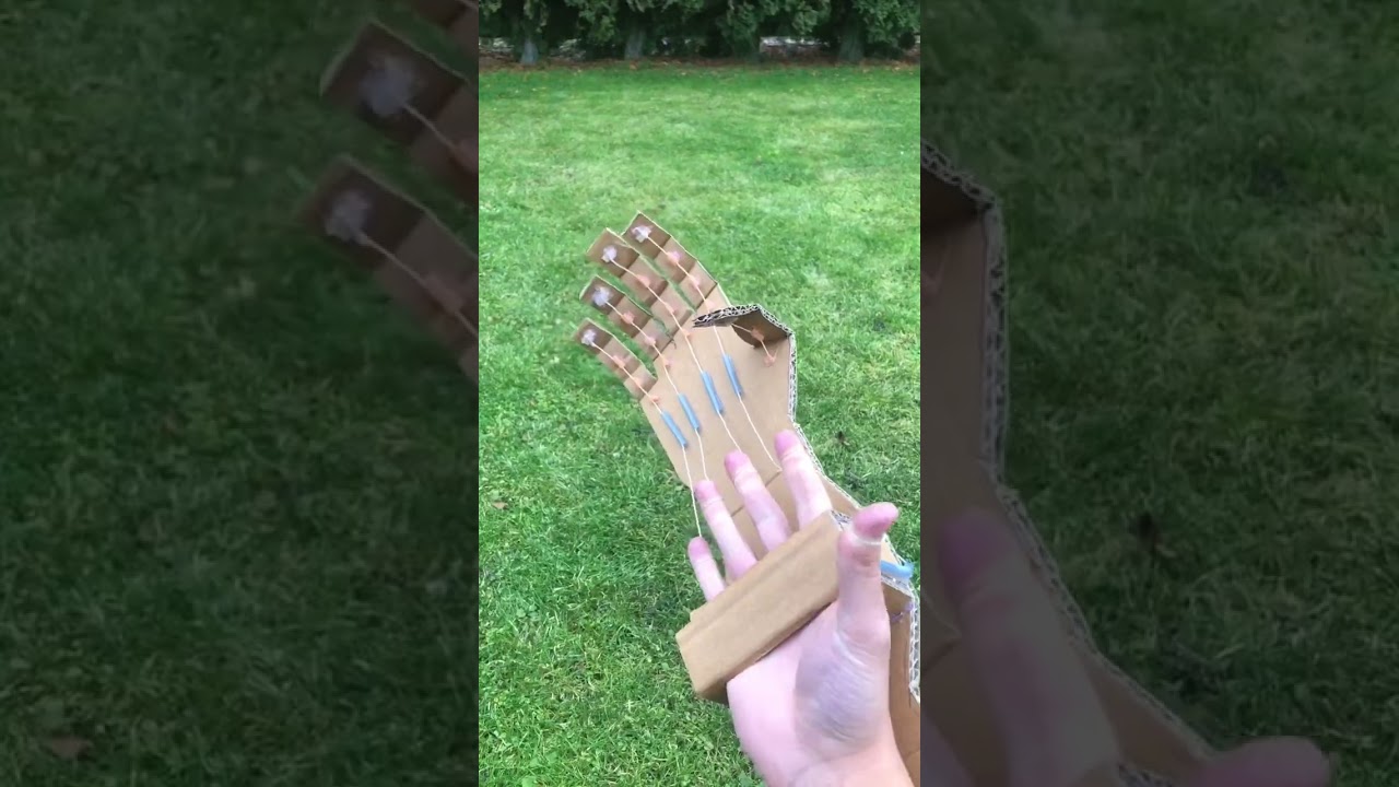 How to Make a Robotic Arm from Cardboard #shorts #lifehacks