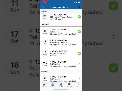 TeamSnap Mobile Overview
