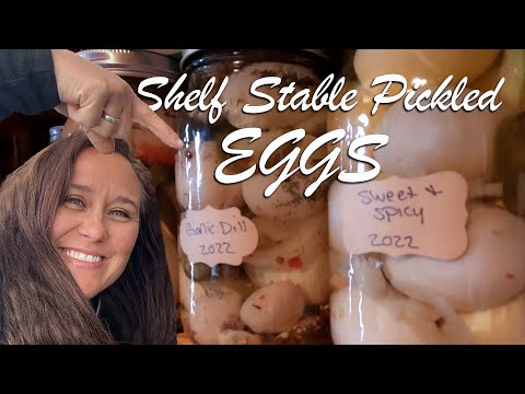 Shelf Stable Pickled Egg- Preserving Eggs for Long Term Food Storage- Quick and Easy Recipe