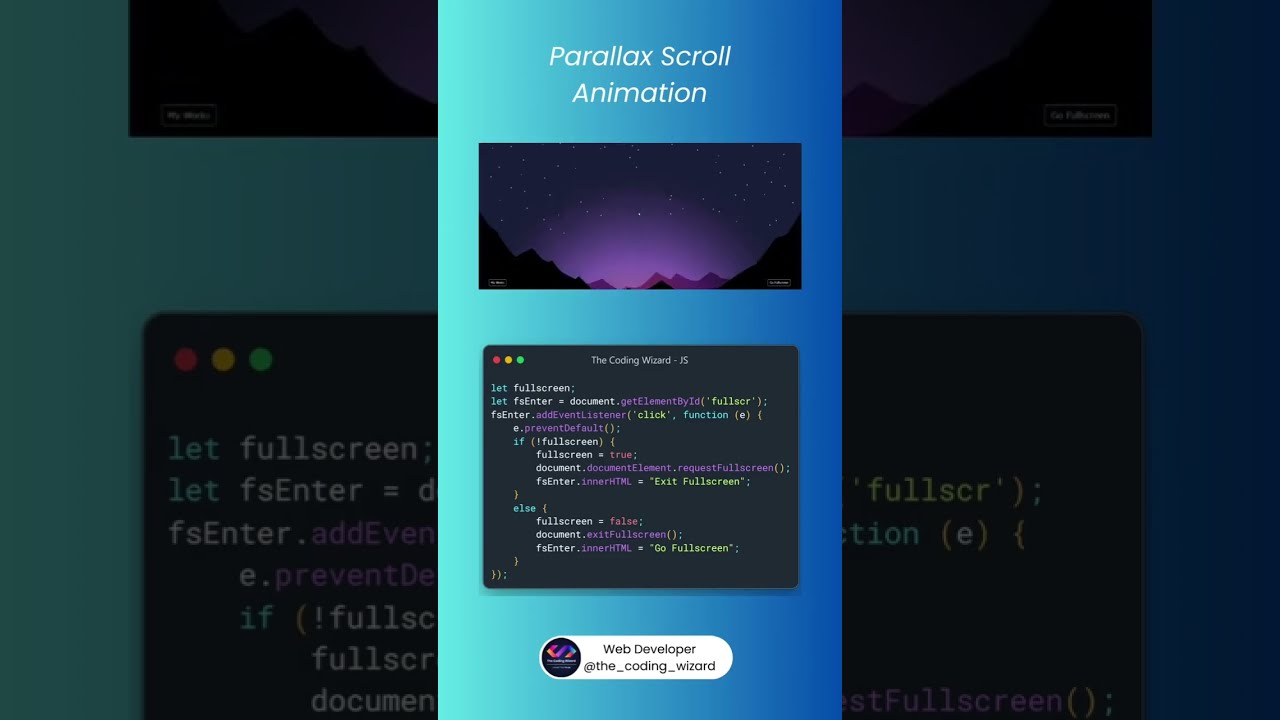 javascript parallax scroll animation