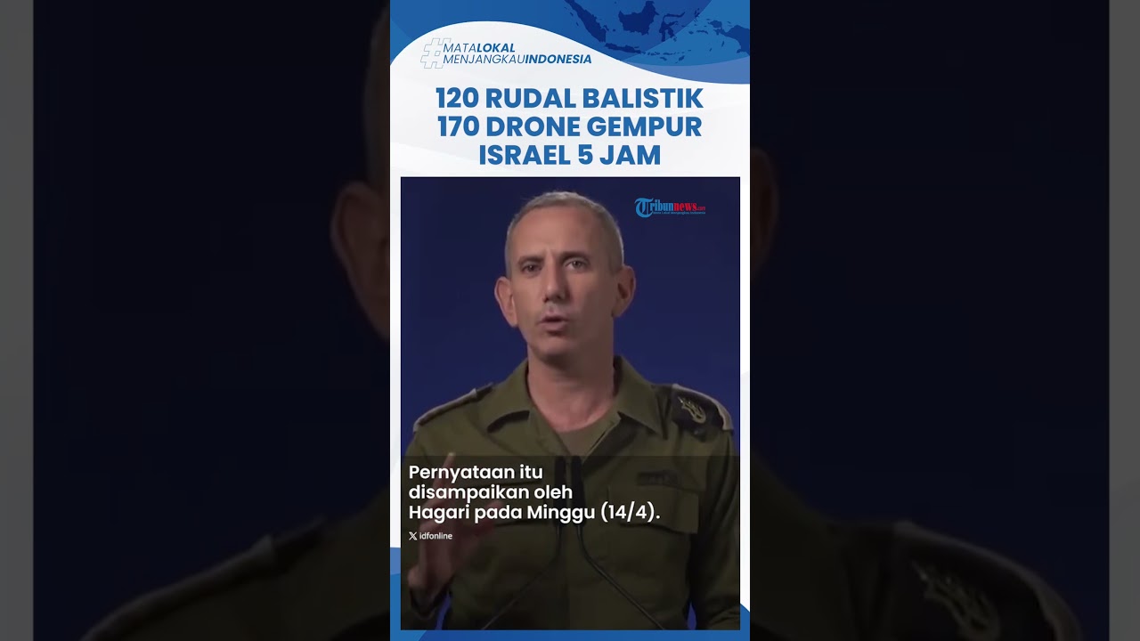 Israel Kebobolan dan Makin Genting! 5 Jam Diserang Iran, 120 Rudal ...