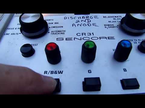 Servicing a Circa 1968 Sony TV720U B&W Television