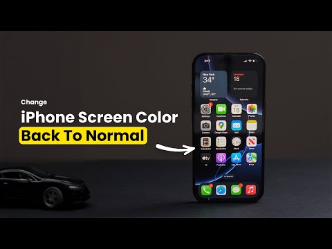 How to Change iPhone Screen Color Back to Normal on iOS 18?