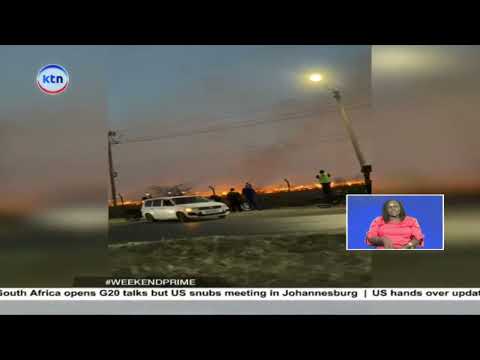 Jomo Kenyatta International Airport (JKIA) on fire
