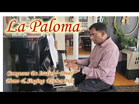 La Paloma - Piano Accompaniment - with Spanish lyrics and English translation.
