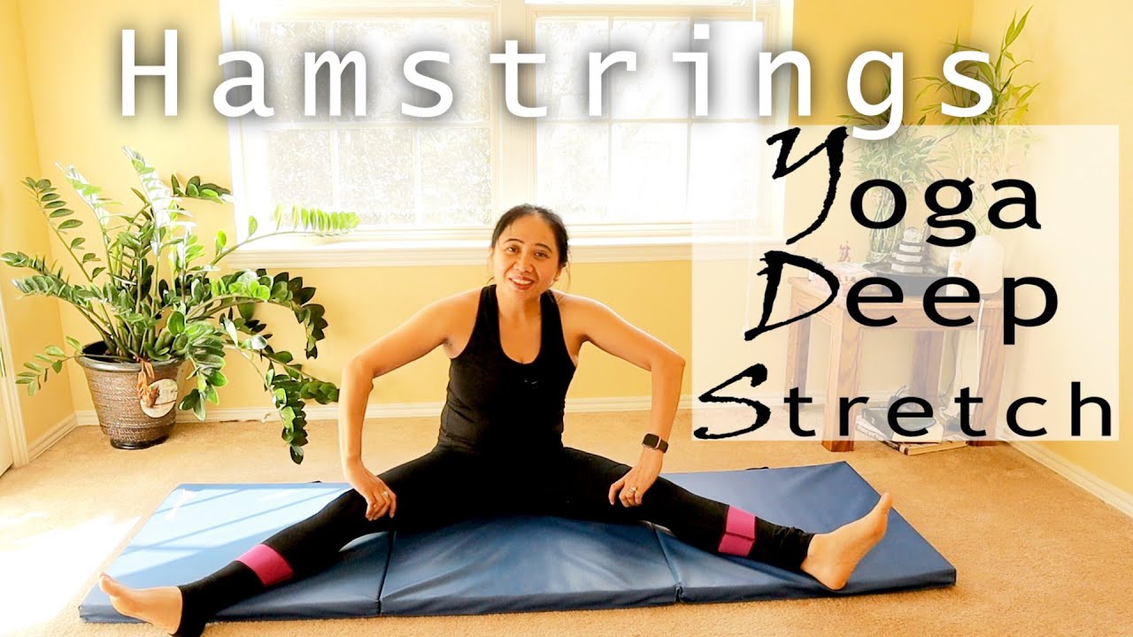 Strained hamstrings? Beginner Gentle Yoga Deep Stretch Flow Relief