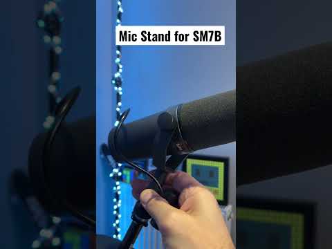 2 Microphone Stands for your SM7B I Recommend