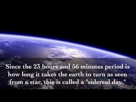 What Is A Sidereal And Solar Day?