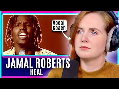 HEAL! | American Idol WINNER 2025 | Vocal Coach Analyses Jamal Roberts - Heal Reaction