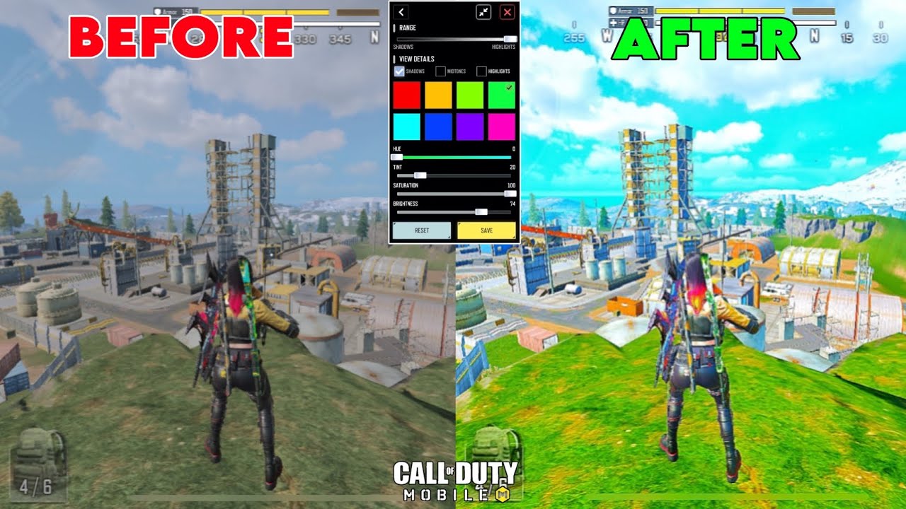 Most Realistic Custom Graphics Settings in COD Mobile 😍 CODM Graphics Settings