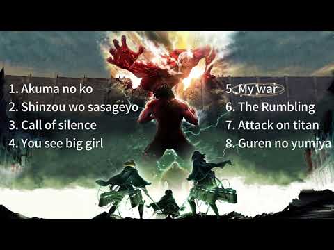 List nhạc hay Attack on Titan. Bạn đã nghe bao nhiêu bài?? AOT Shinzou wo sasageyo!!!
