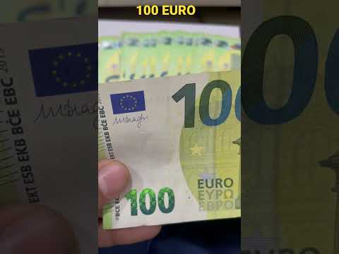 100 EUROS ll Europe visa ll Paris ll European currency 💶 💶 💶 💶 #europe #viral #ytshorts