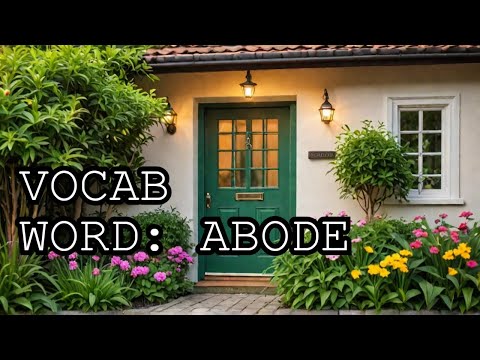 English Vocabulary: abode