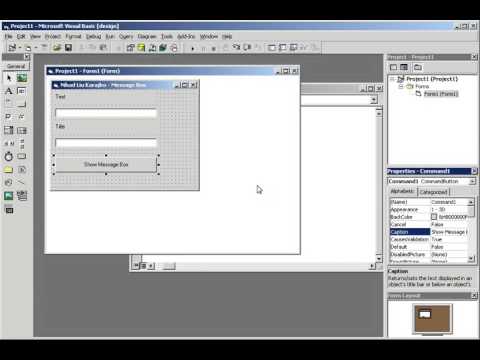 Visual Basic 6.0 Tutorial: Message Box | Liu