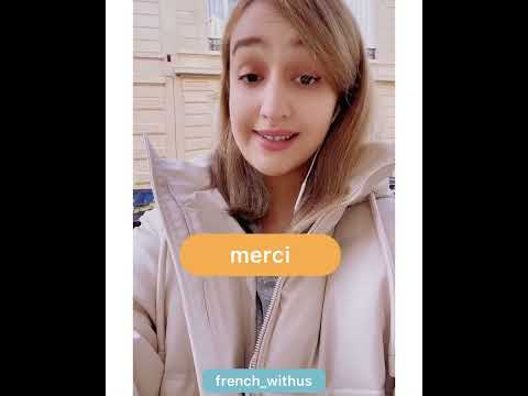 How to say thank you in french?