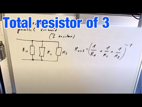 Total Resistor of a parallel circuit (3 Resistors)