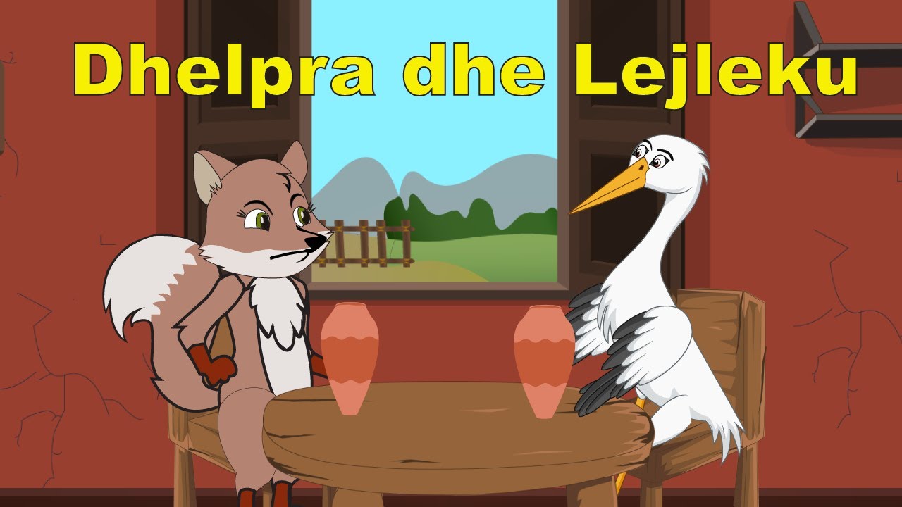 Dhelpra dhe Lejleku | The Fox and the Stork | Albanian @KanaliDiell