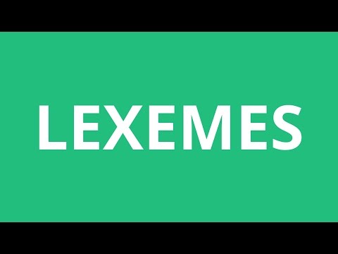 How To Pronounce Lexemes - Pronunciation Academy