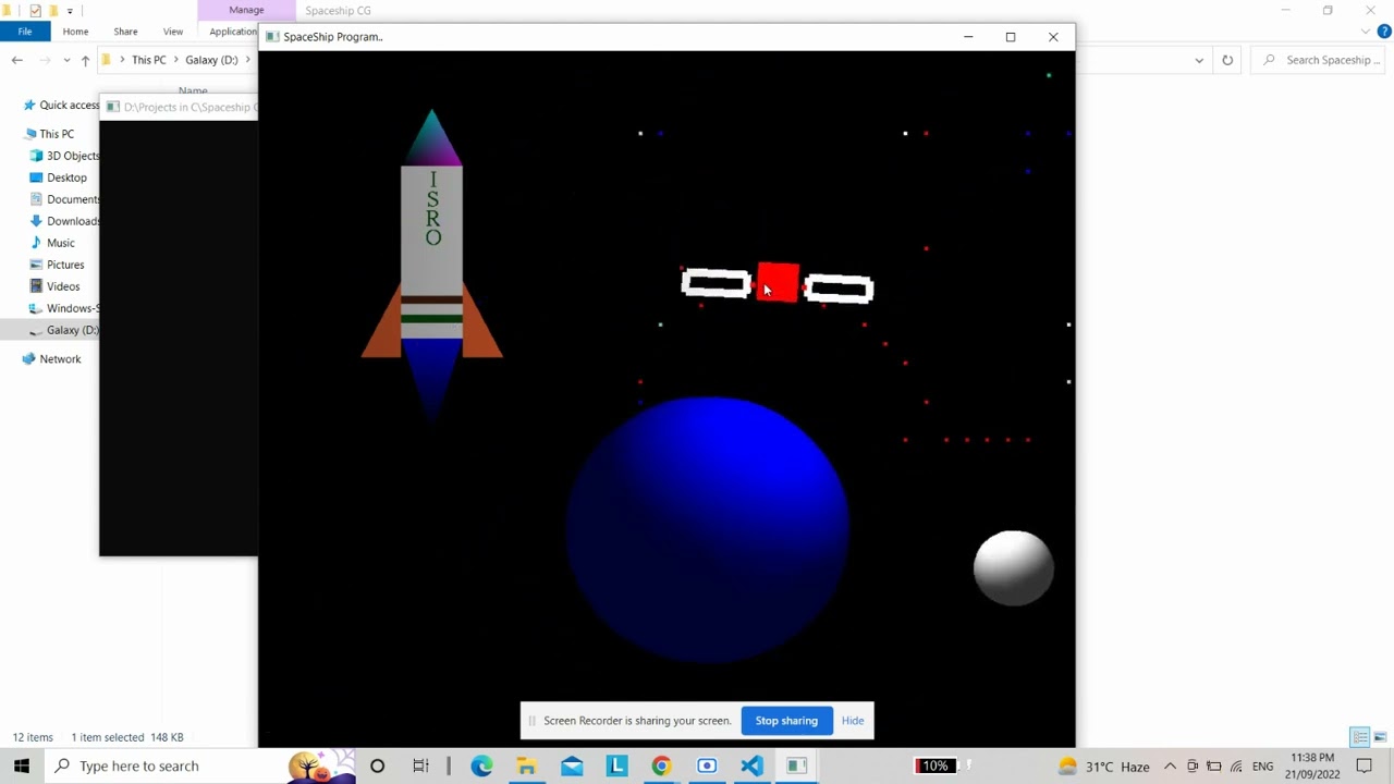 Computer graphics project (CG project) using opengl and c programming..