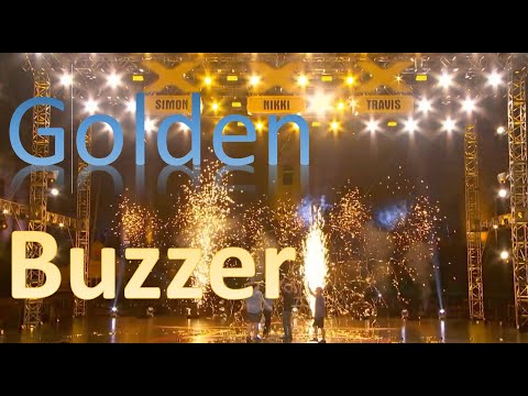 Verge Aero - amazing drone show - America's got talent - Simon push the golden buzzer