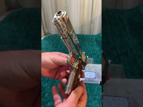 Custom Engraved Springfield Loaded 1911 High Bright Polished