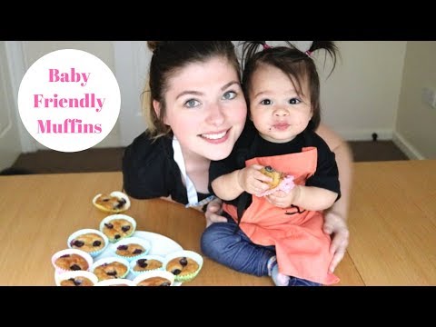 BABY FRIENDLY MUFFINS | BAKING WITH A ONE YEAR OLD