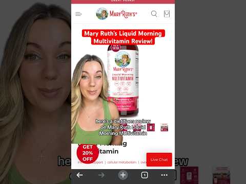 Mary Ruth’s Liquid Morning Multivitamin Review! 🙌🏼 #maryruth #multivitamin #supplementreview