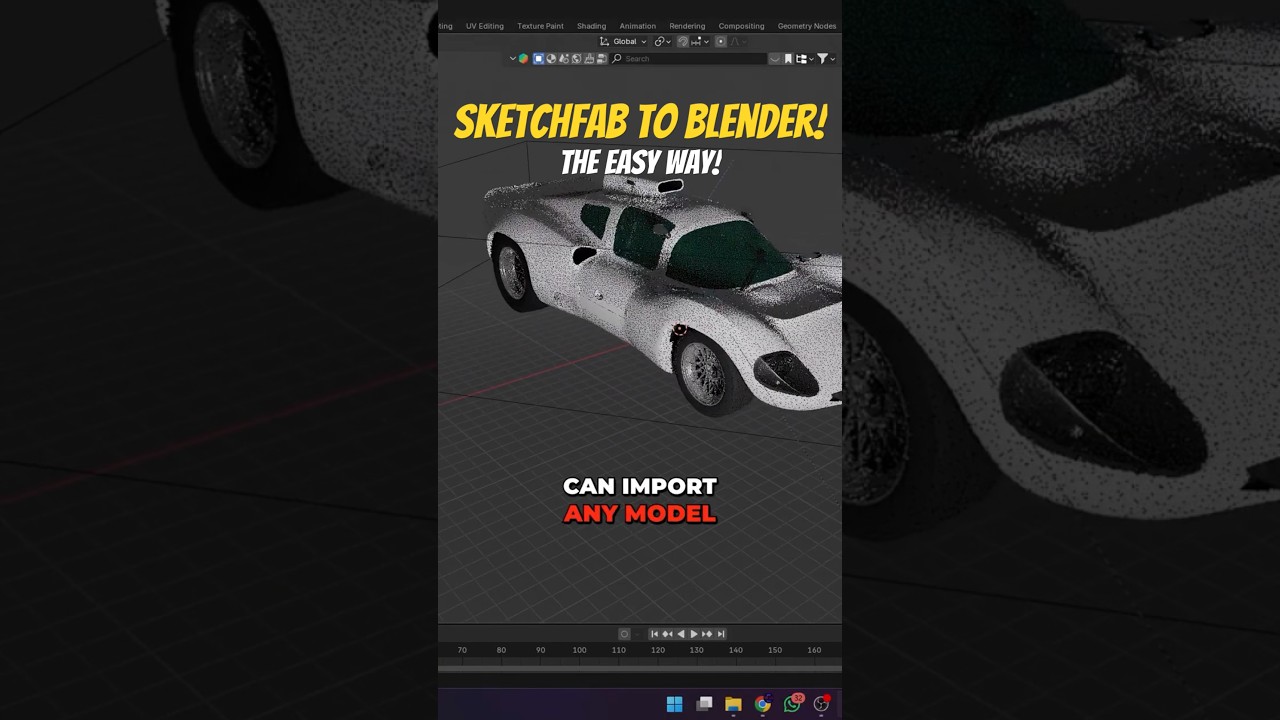 Sketchfab to Blender – EASIEST Way!