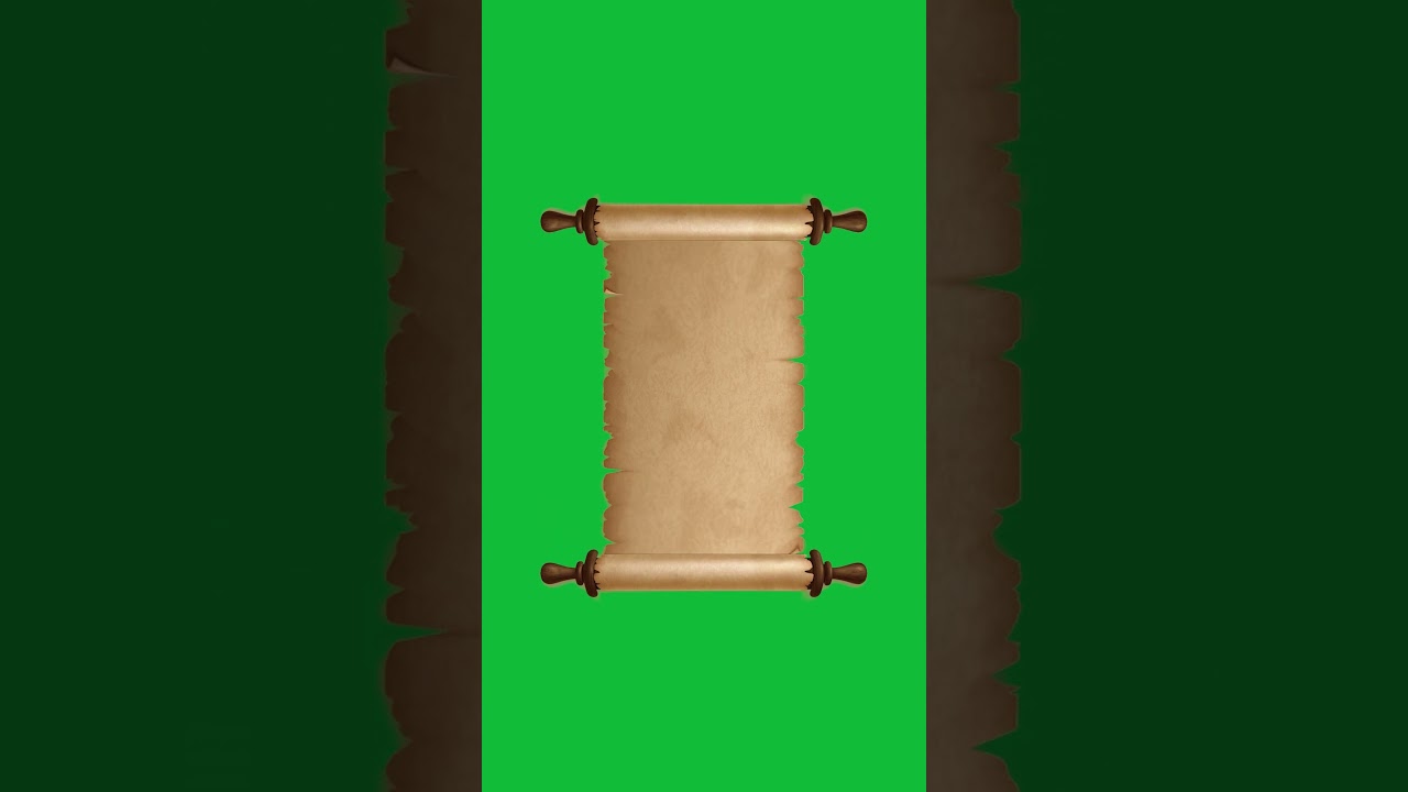 Intro Green screen|Post Card Green screen 2024|Green screen Template |Old Letter Green Screen