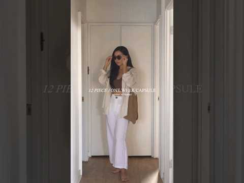 If seasonal capsule wardrobes are overwhelming. Try one week! #minimalism #minimalist #motivation