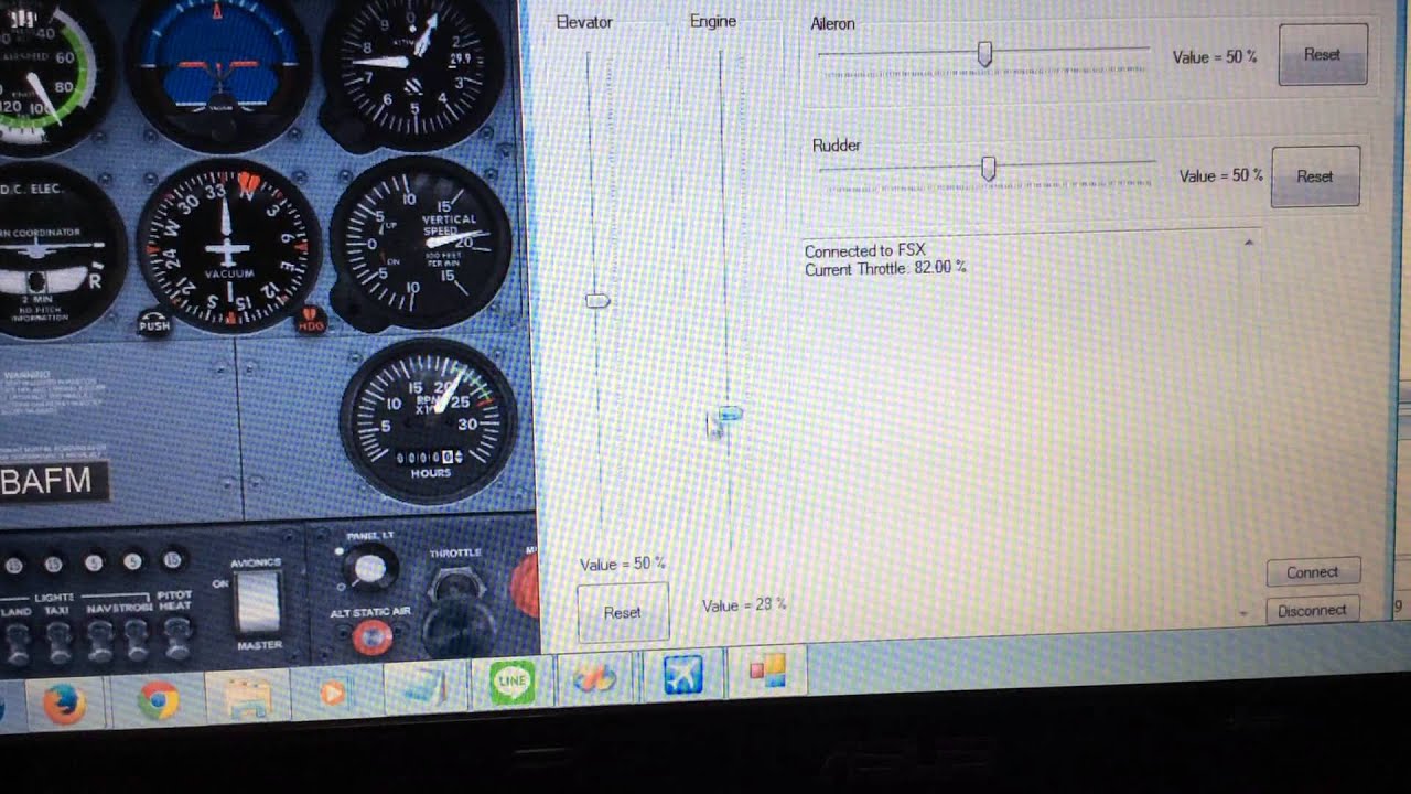 Test simconnect with C#