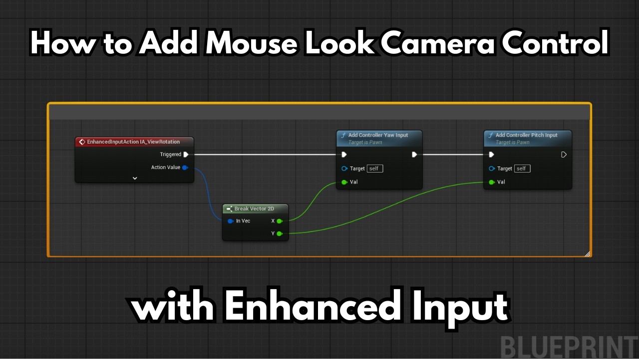 Mouse Look Camera Control in Unreal Engine 5 (Enhanced Input)